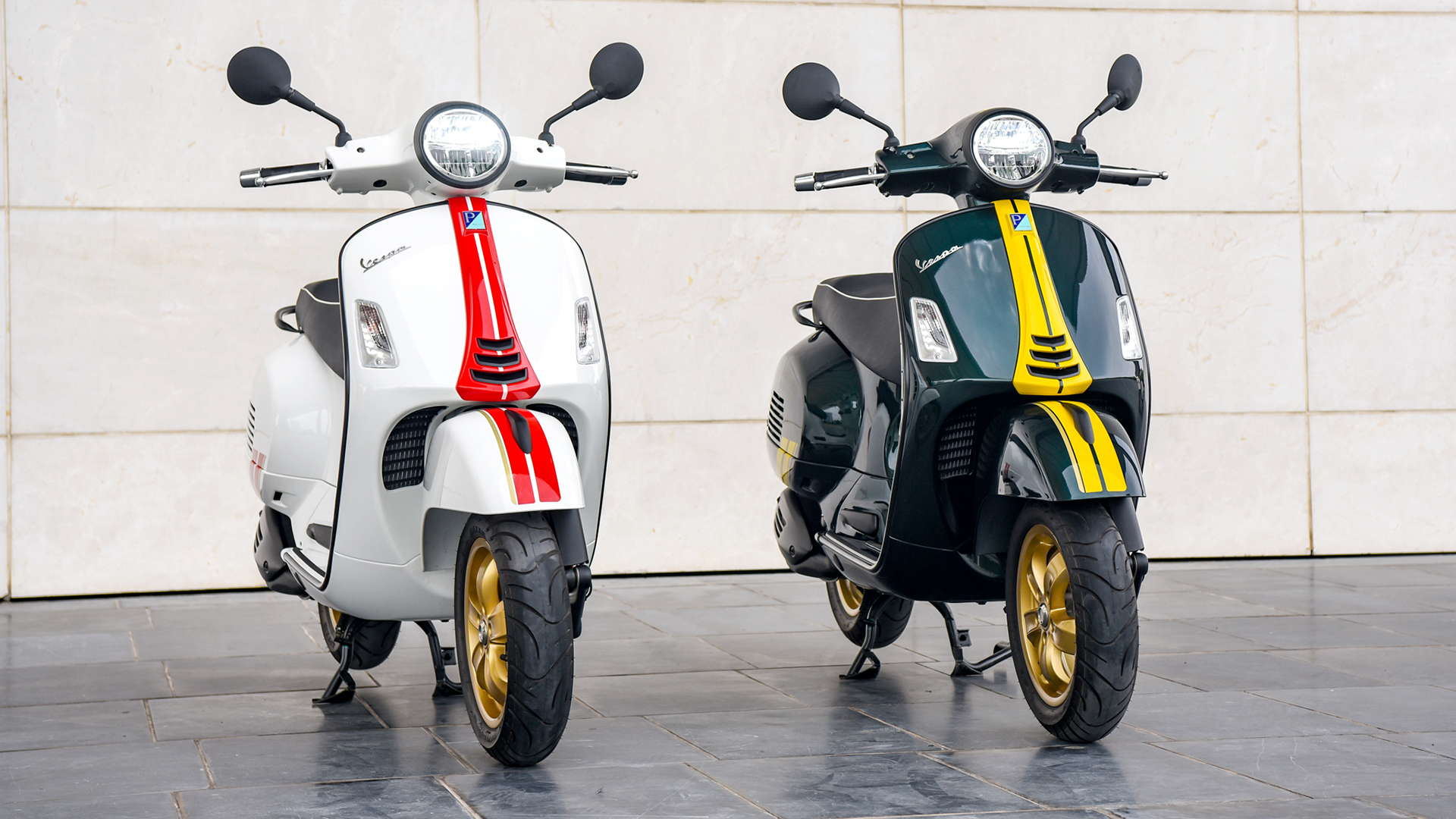 Những chi tiết đắt giá trên Vespa GTS Racing Sixties