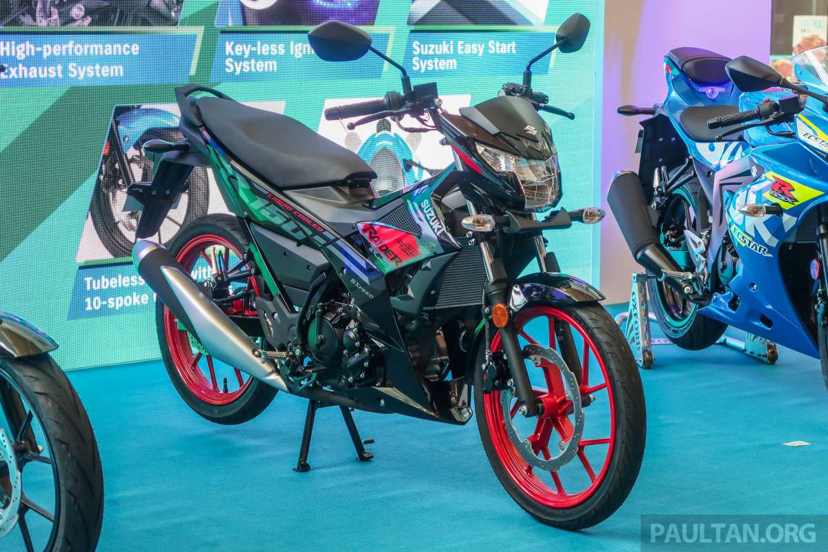 Suzuki Raider R150 Fi 2022 có diện mạo thể thao hơn, giá bán từ 1.950 ...